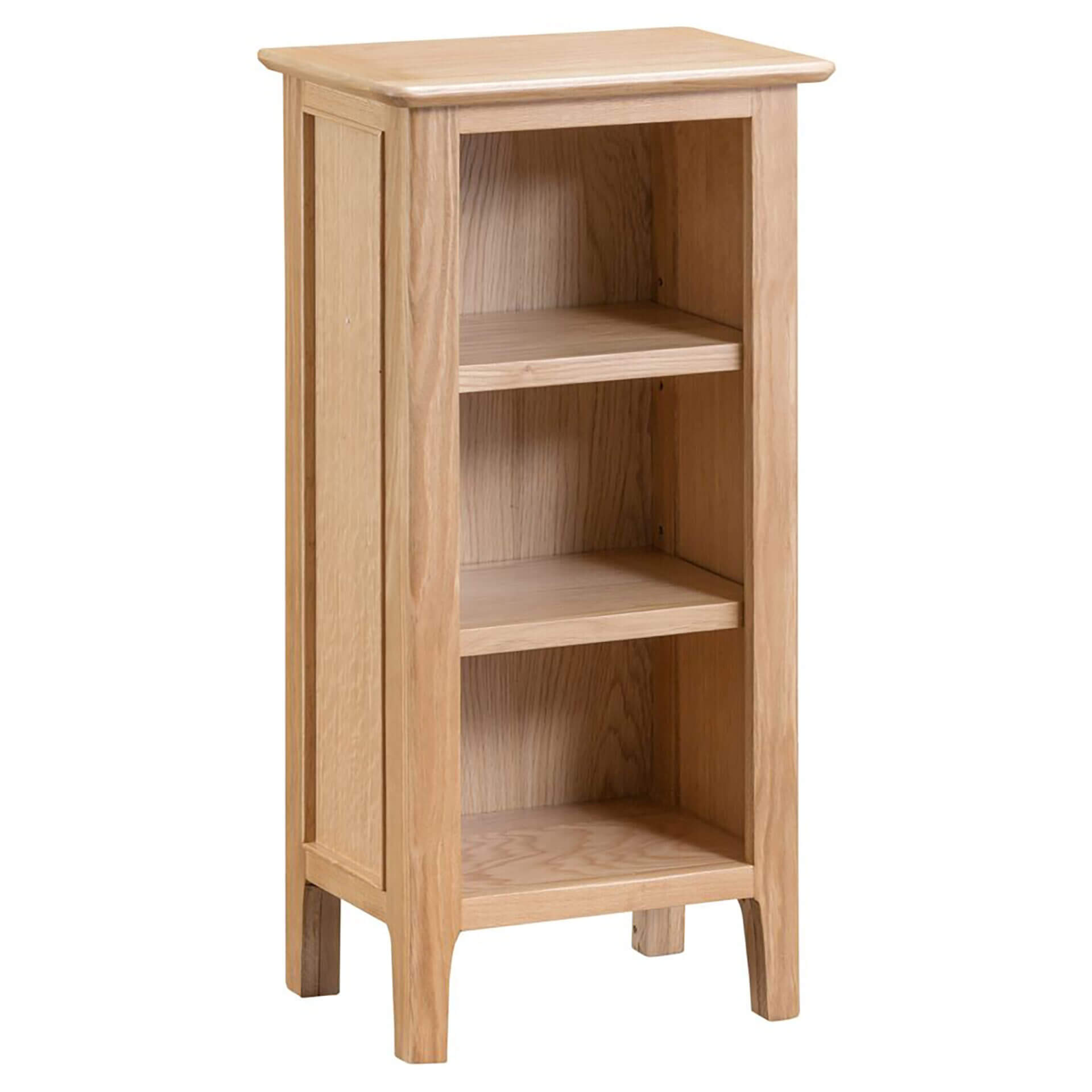 Alton Oak Small Narrow Bookcase | Pine and Oak