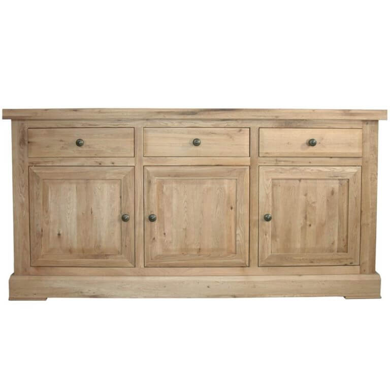Rustic Plank Shallow 2 Door 2 Drawer Sideboard | Pine and Oak