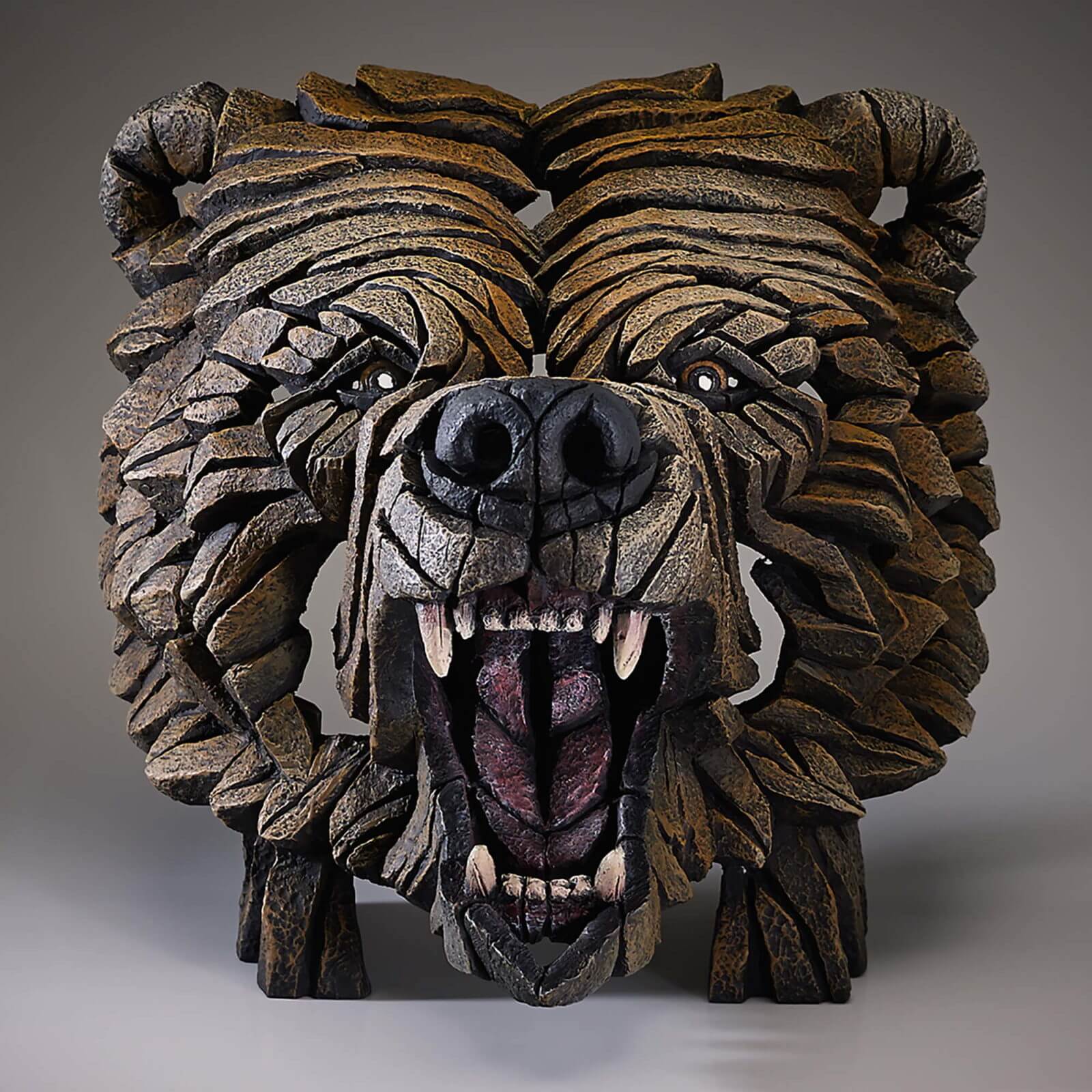 Grizzly Bear Bust | Pine and Oak