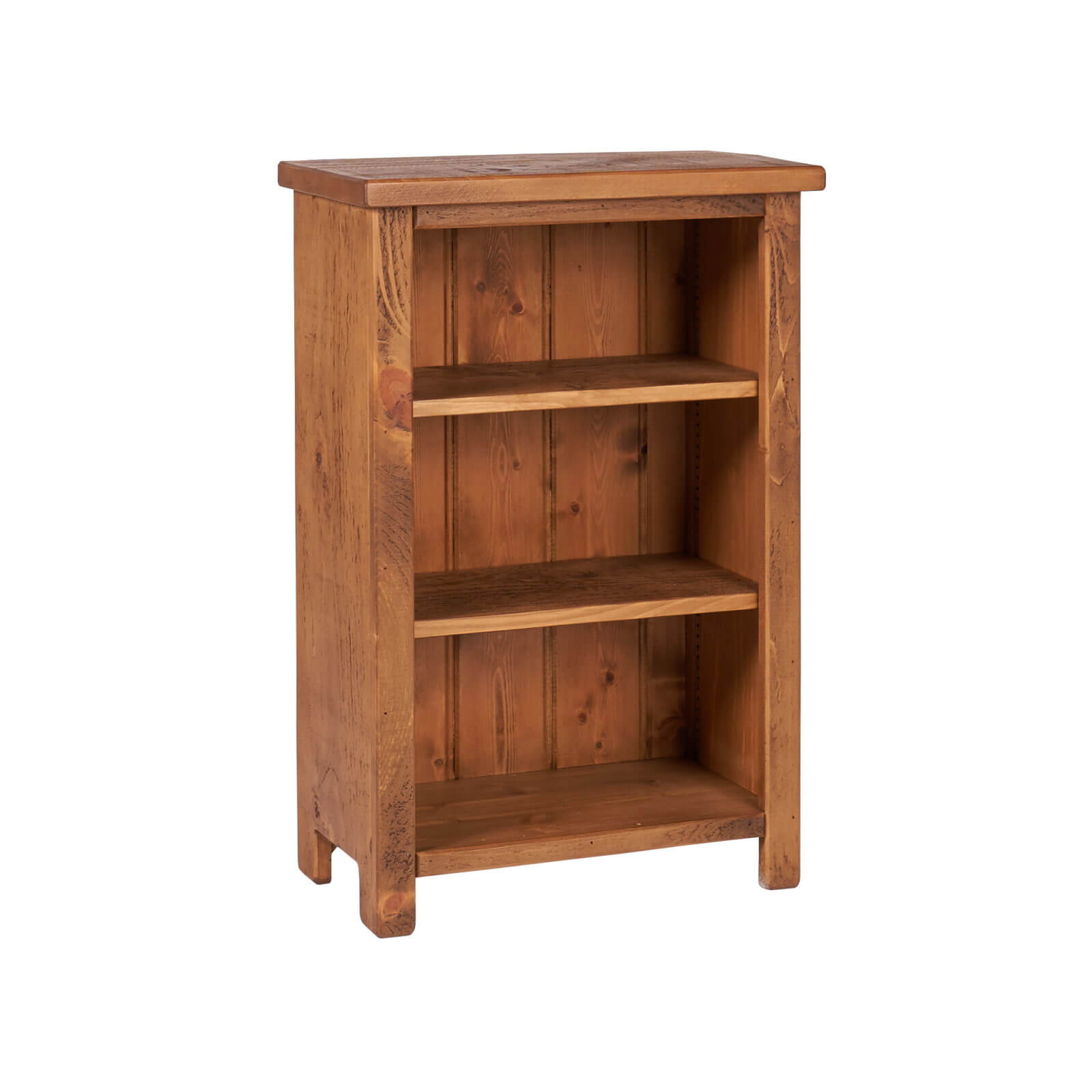 Rustic Plank 3’x 2′ Adjustable Bookcase | Pine and Oak