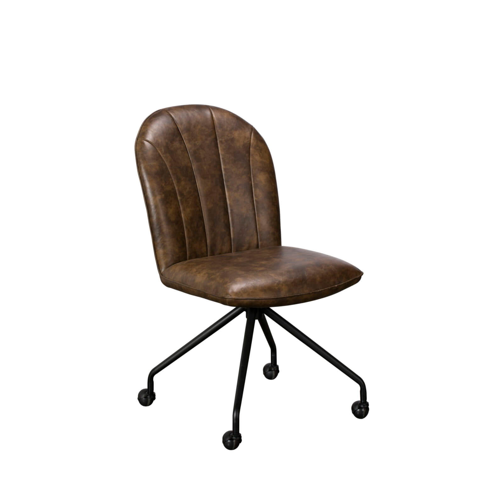 Elsa Teal Velvet Office Chair | Pine and Oak
